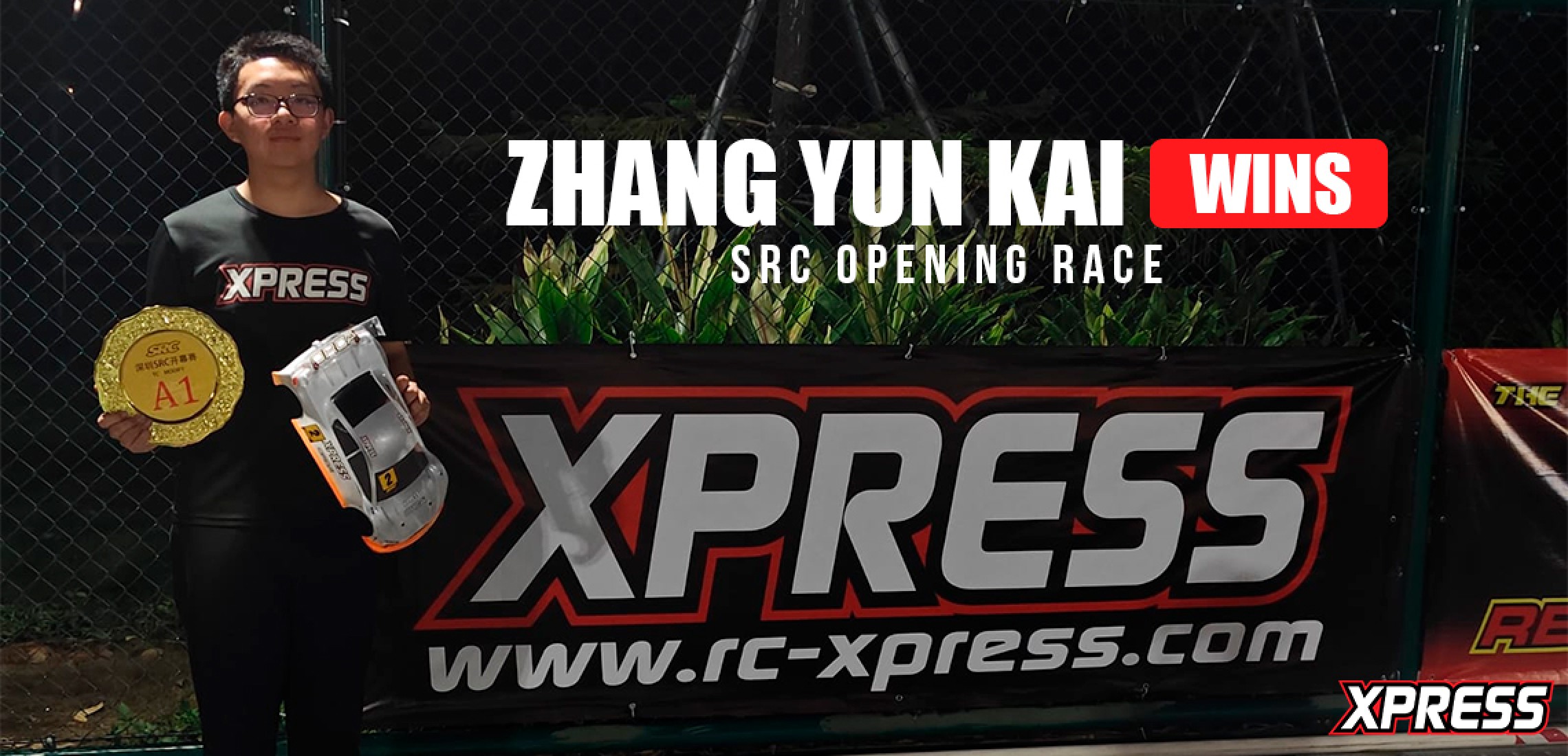 Zhang Yun Kai Wins SRC Opening Race with Execute XQ11R