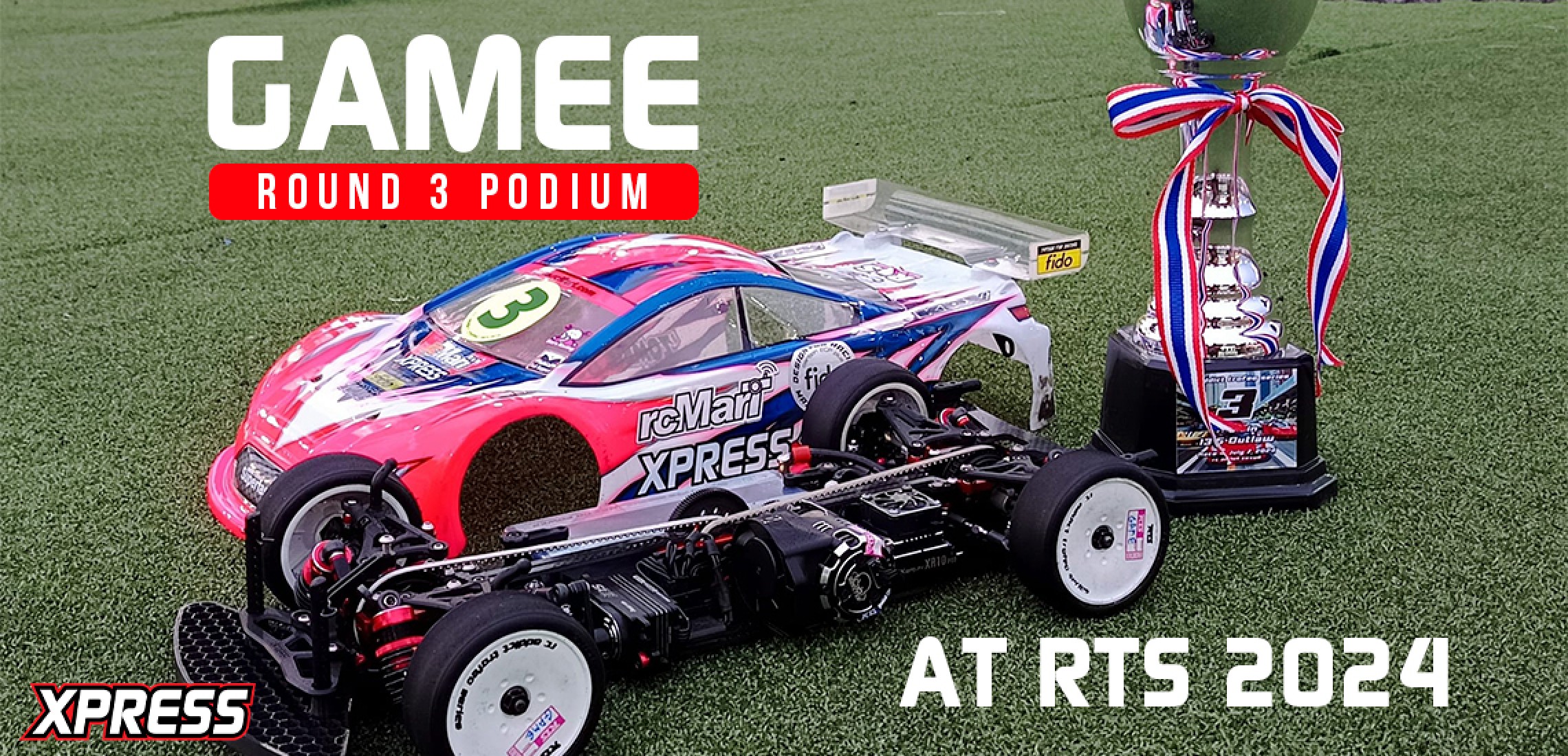 Gamee RTS 2024 Round 3 Podium with our Execute XQ11!